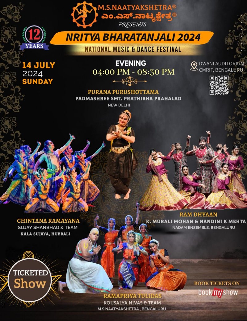 Preview - MS Naatyakshetra presents Nritya Bharatanjali 2024